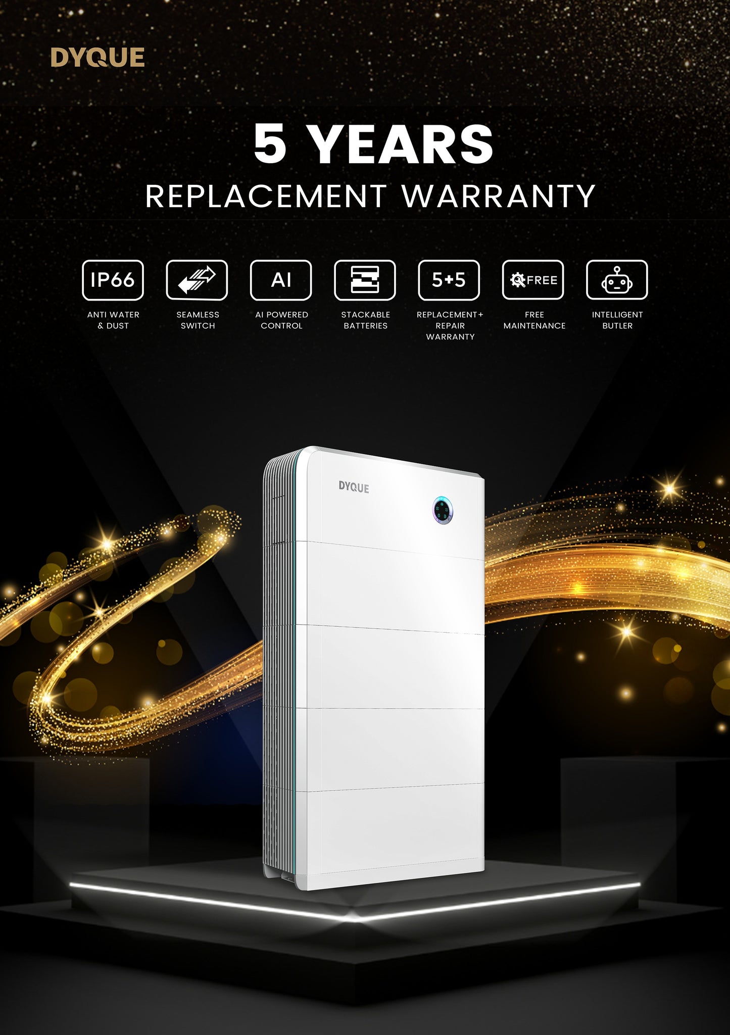 DYQUE Solar Energy 5-IN-1|Best Price in 3CHUB – 3chub