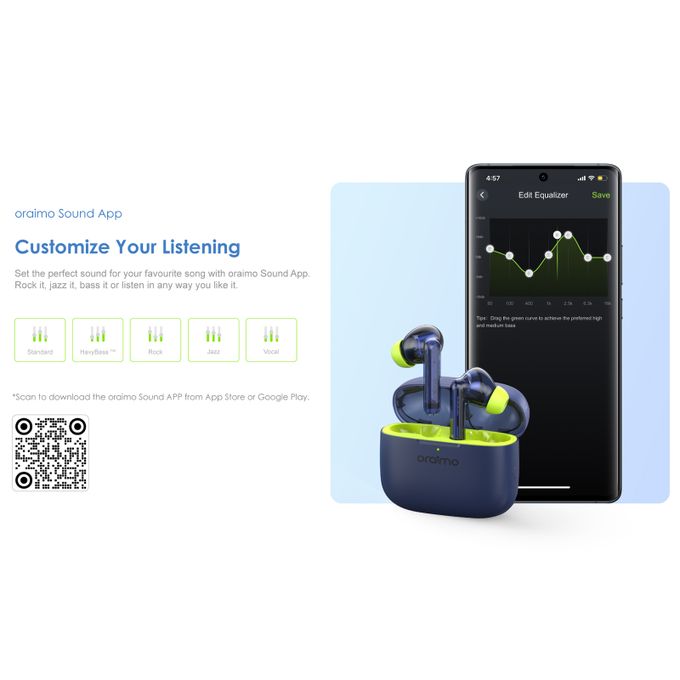 ORAIMO TWS Earphone OTW 330 Noise cancellation|Best Price in 3CHUB – 3chub